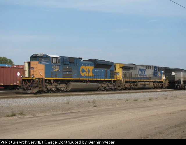 CSXT 4848 BNSF's Aurora Sub.